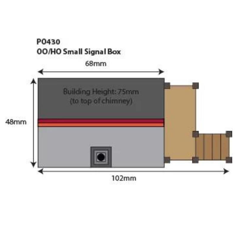 Metcalfe Metcalfe OO/HO Scale Small Signal Box - Dream Steam