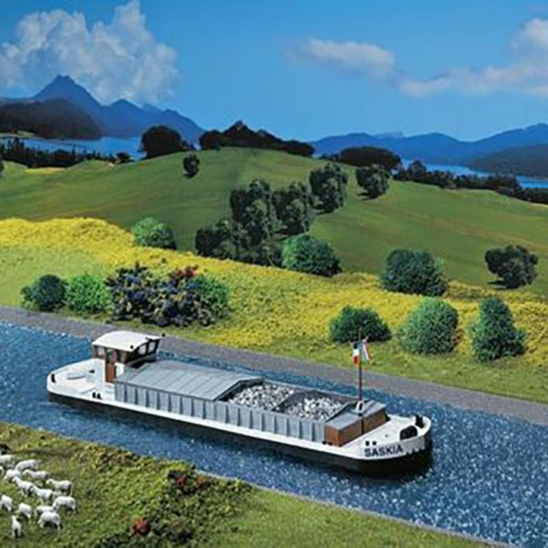 Faller HO Scale Cargo Barge Kit III - Dream Steam
