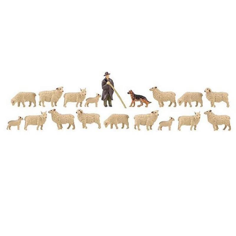 Faller HO/OO Scale Sheep Farming (14) Figure Set - Dream Steam
