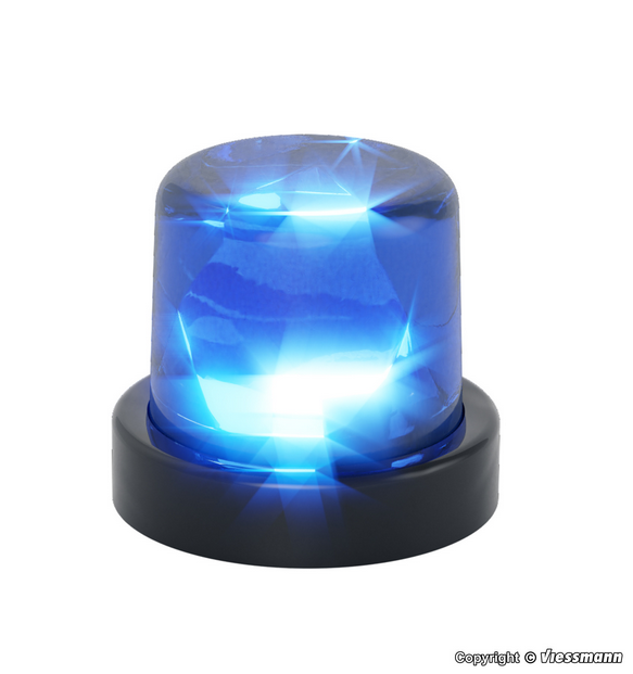Rotating Flashing Light Blue LED - Dream Steam
