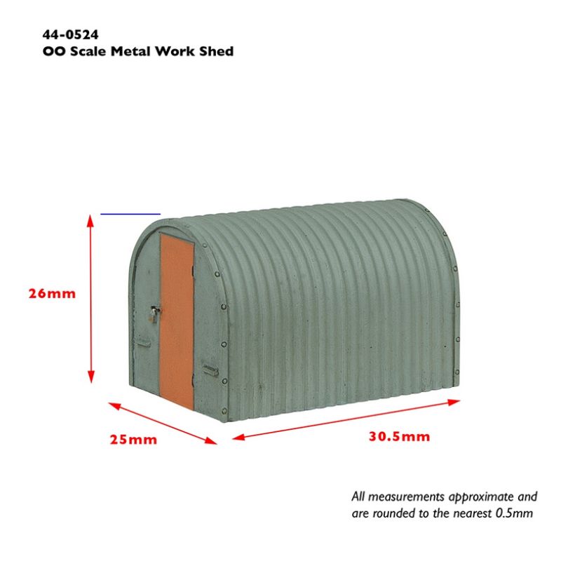 Bachmann OO Gauge Metal Workman's Hut - Dream Steam