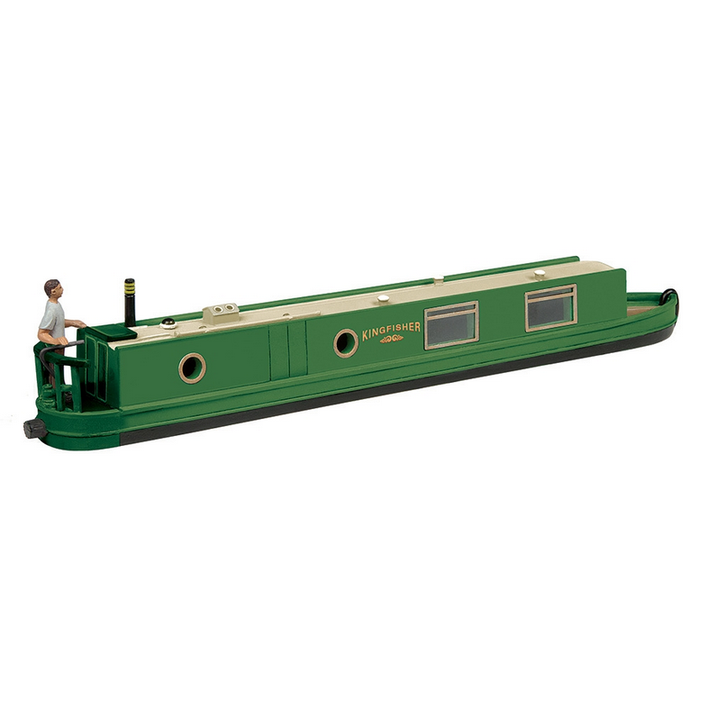 Bachmann OO Gauge Narrow Boat - Apple Green - Dream Steam
