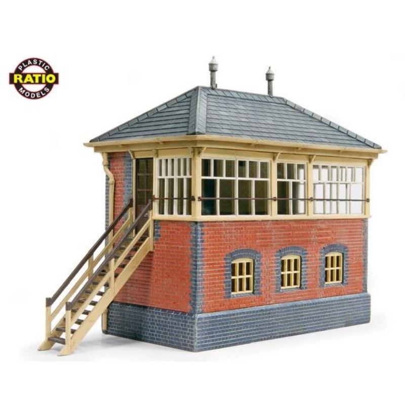 OO Gauge GWR Brick Signal Box - Dream Steam