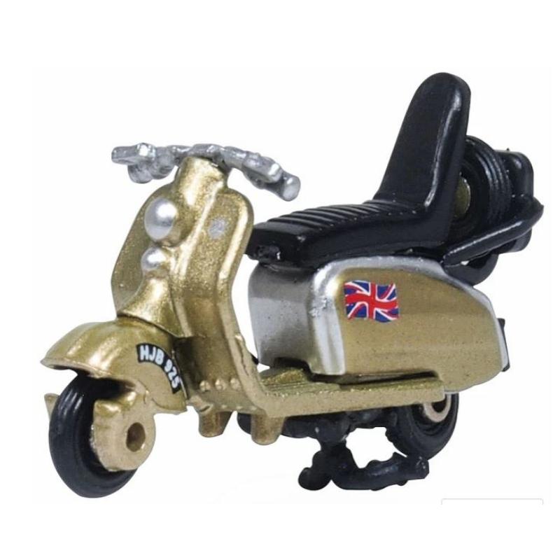 OO Gauge Oxford Diecast Scooter Gold - Dream Steam