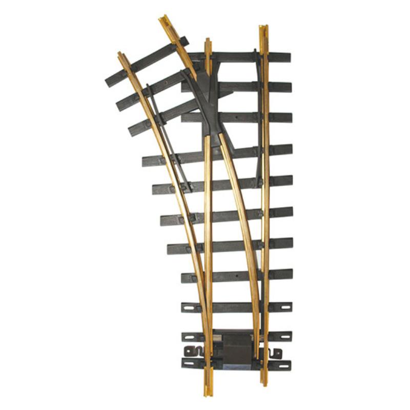 Bachmann G Scale Brass 30 Degree 4' Diameter Turnout - Dream Steam