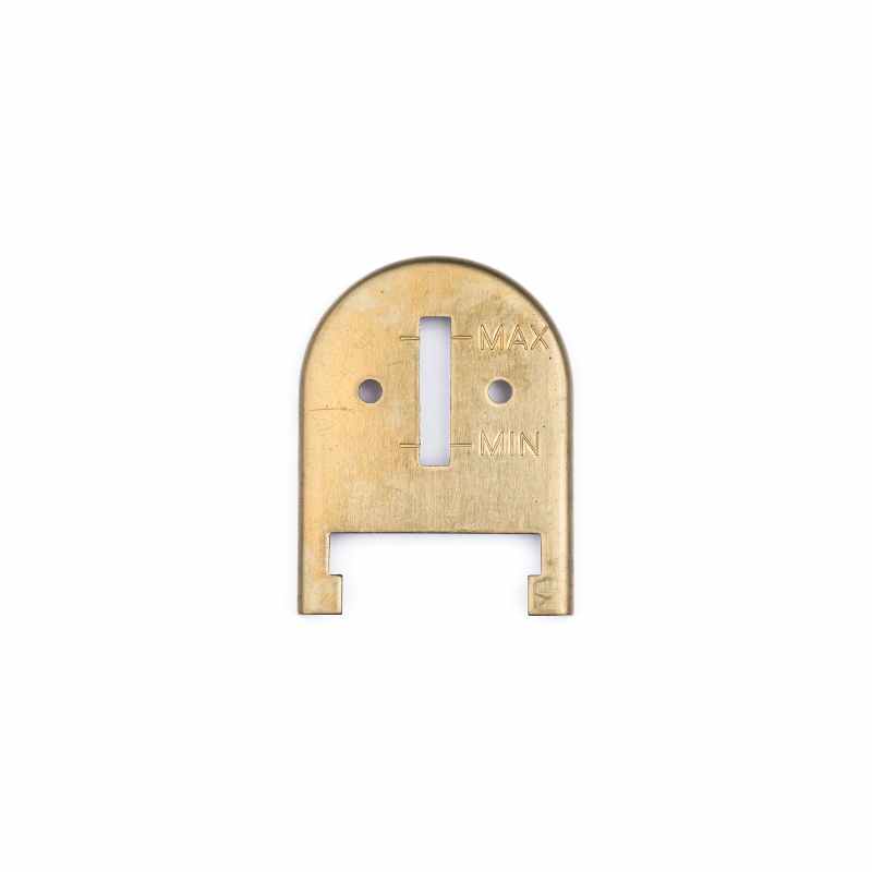 MSS Mamod Loco Spares - Brass Boiler Back Plate - Dream Steam