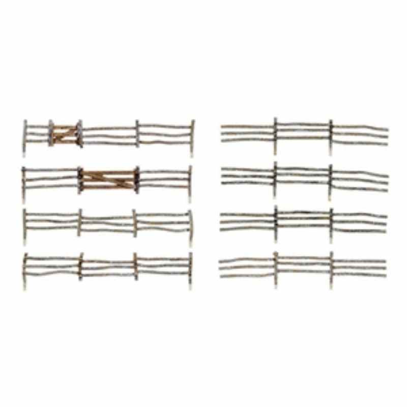 N Gauge Split Rail Fence - Dream Steam