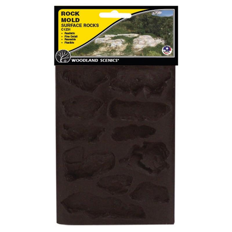 Surface Rocks Rock Mould (5″x7″) - Dream Steam