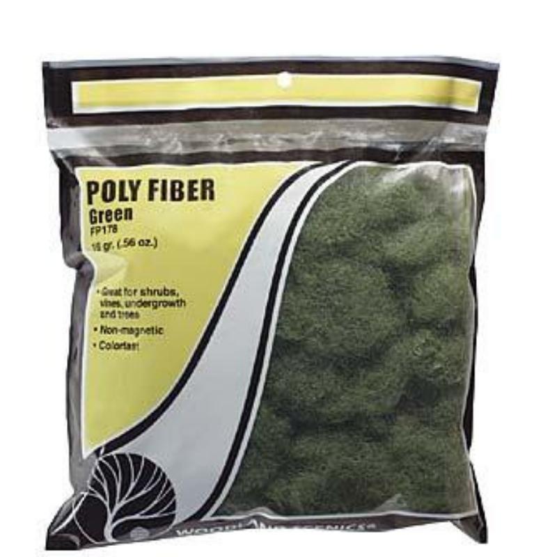 Woodland Scenics Poly Fiber – Green - Dream Steam
