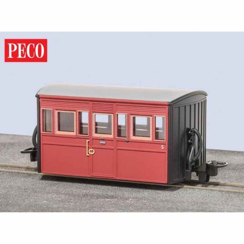 PECO 00-9 Gauge Bug Box Coach 1970s/80s Livery, No. 5 - Dream Steam