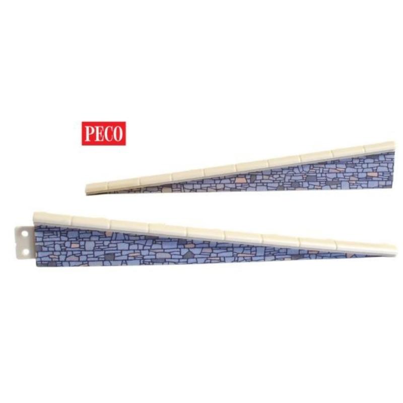PECO OO/HO Gauge Platform Edging Ramps (2) - Dream Steam