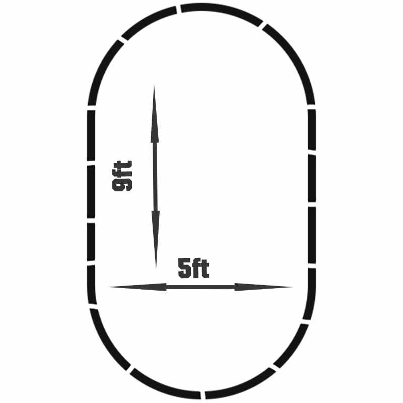 MSS Basic Starter Track Set Large Oval - Dream Steam