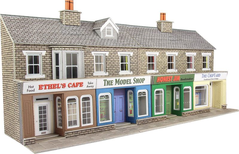 Metcalfe OO/HO Scale Low Relief Stone Shop fronts - Dream Steam