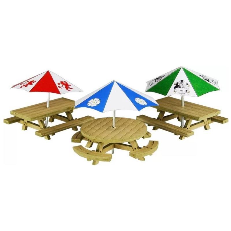 Metcalfe OO/HO Scale Picnic Tables - Dream Steam