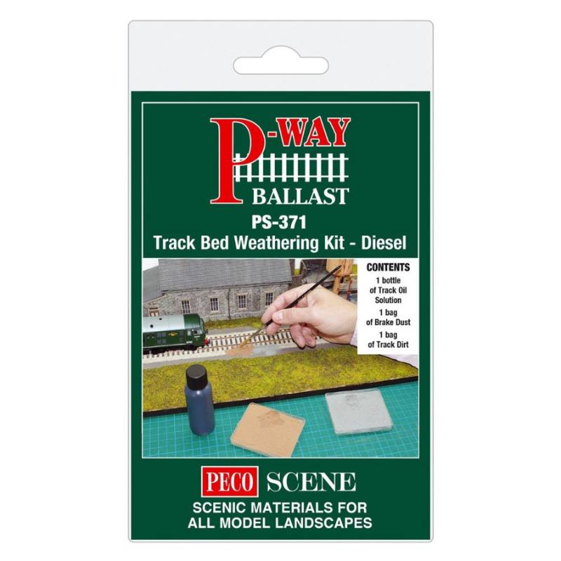 P-Way Track Bed Weathering Kit - Diesel - Dream Steam