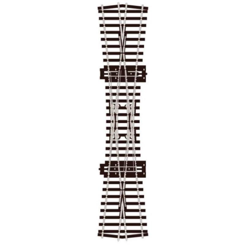 PECO OO Gauge Code 75 Crossing, Double Slip - Dream Steam