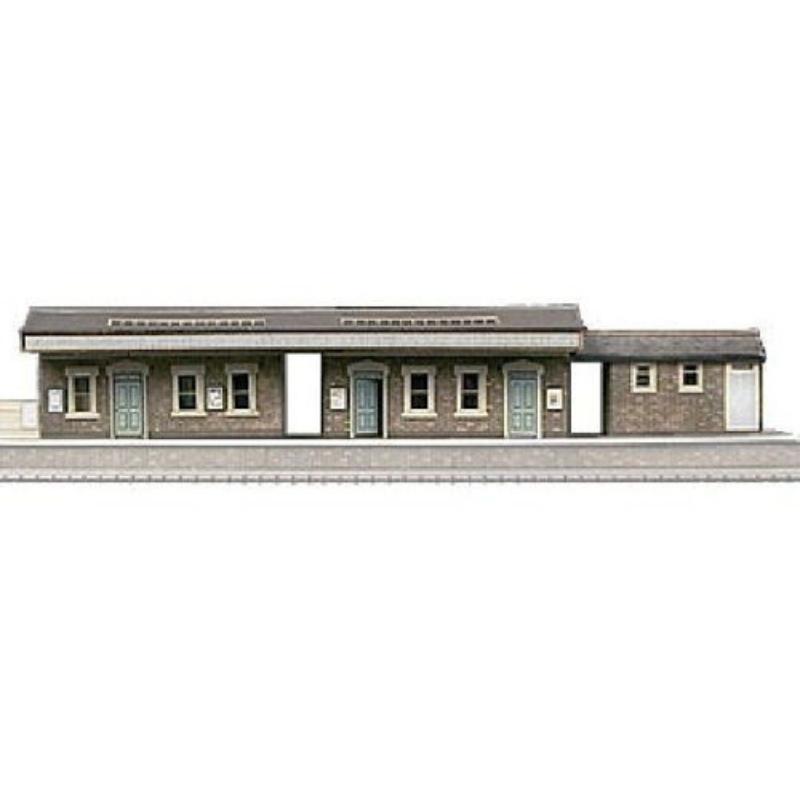 OO Gauge Superquick Island Platform Building Card Kit - Dream Steam