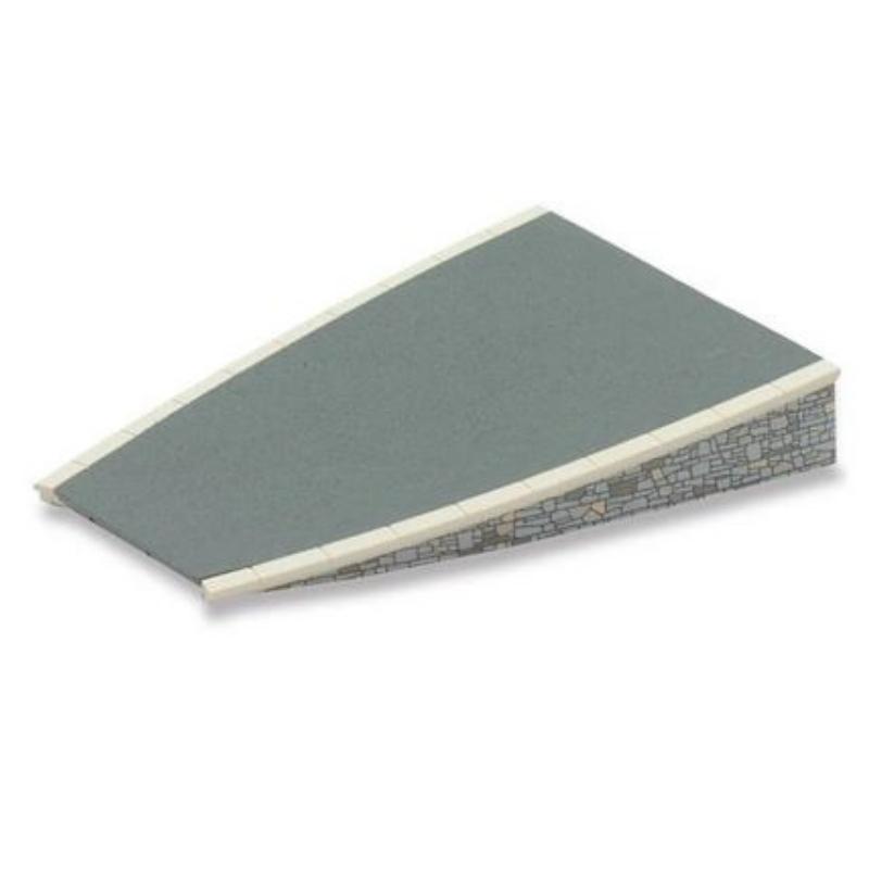 PECO OO Gauge Platform Ramp, Stone - Dream Steam