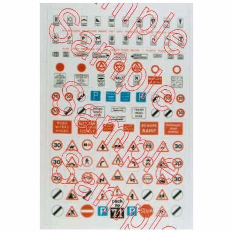 N Gauge Tiny Signs Road Signs - Dream Steam
