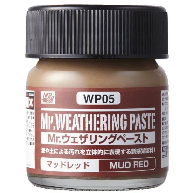 Mr Hobby Weathering Paste Mud Red - 40ml - Dream Steam