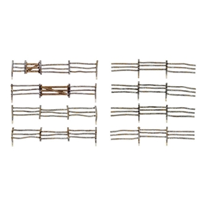 N Gauge Split Rail Fence - Dream Steam