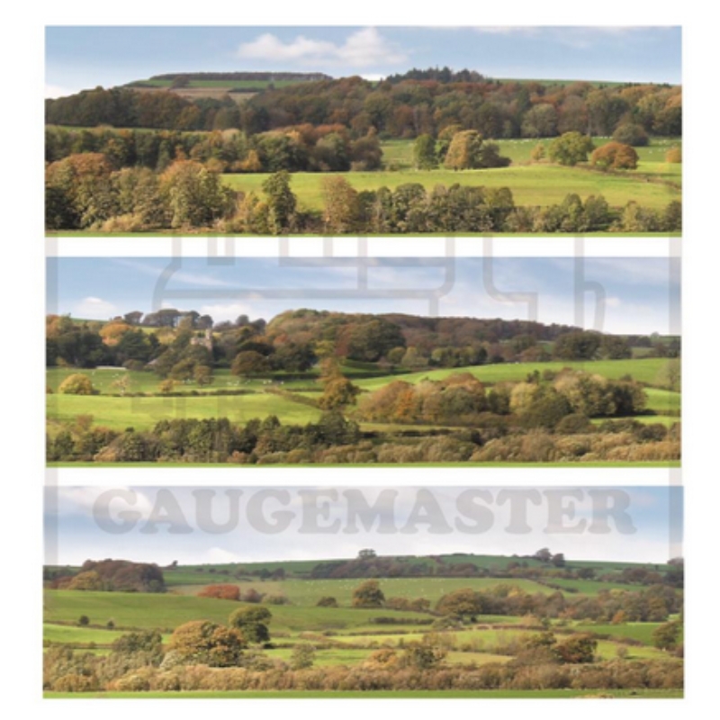 Gaugemaster The Dales Large Photo Backscene (2744x304mm) - Dream Steam