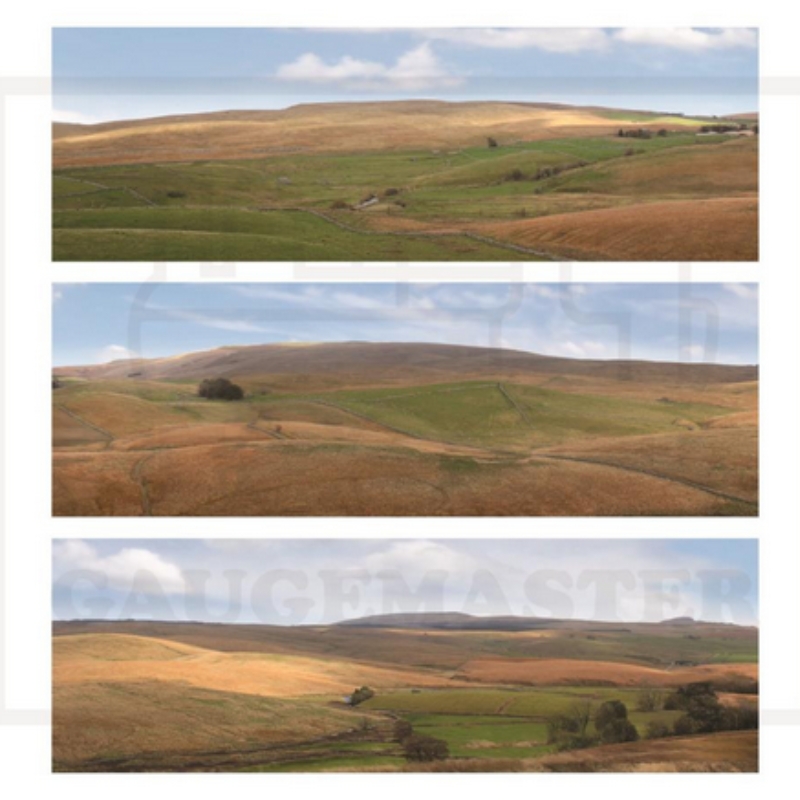 Gaugemaster The Moors Large Photo Backscene (2744x304mm) - Dream Steam