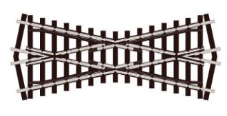 PECO OO Gauge Crossing, Short Code 75 - Dream Steam